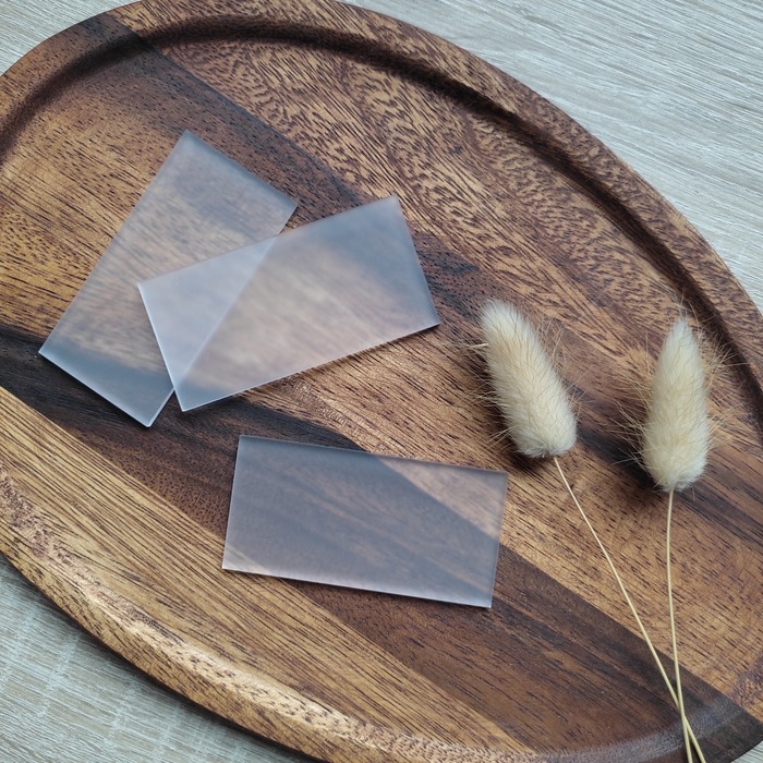 Jmenovka matné plexisklo obdélník